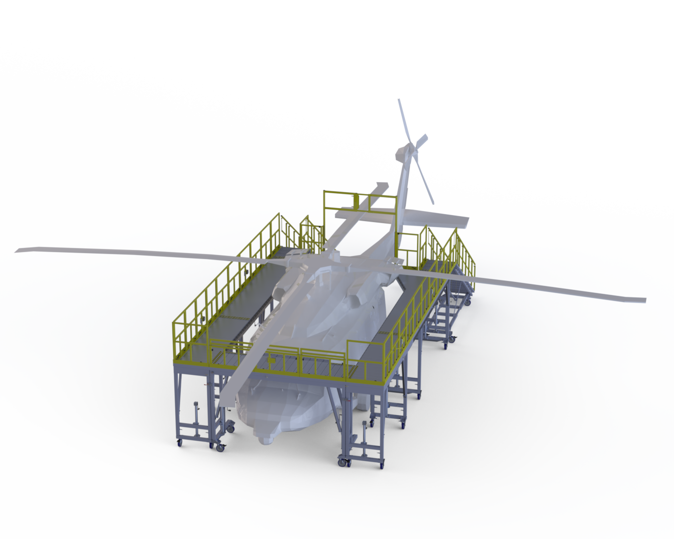 UH-60 Black Hawk Fuselage Maintenance Platform