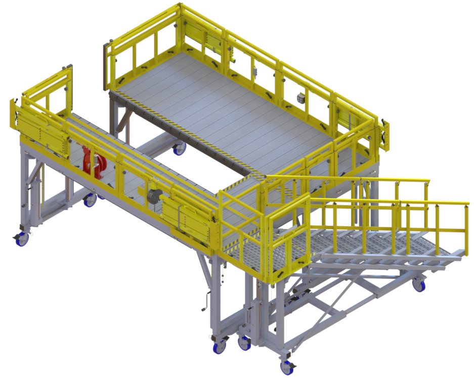 Maintenance Stand for the MH-60T Helicopter