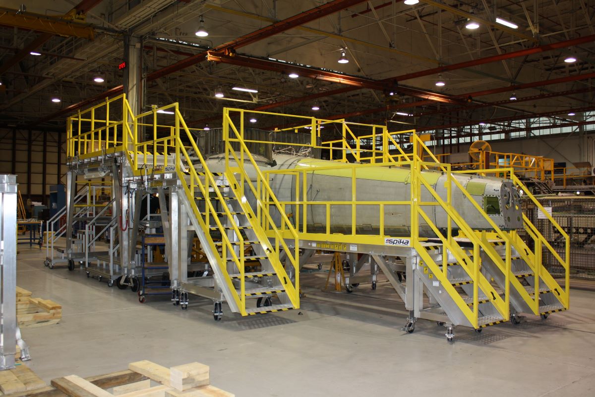 Rotary Wing Stands for a Large Depot Maintenance Facility