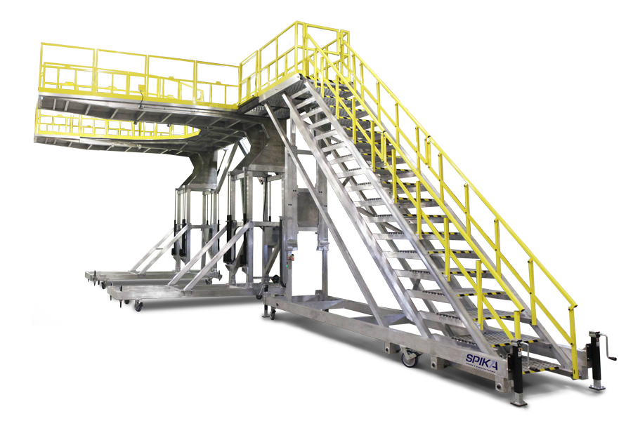 Highly Cantilevered Inspection Stand