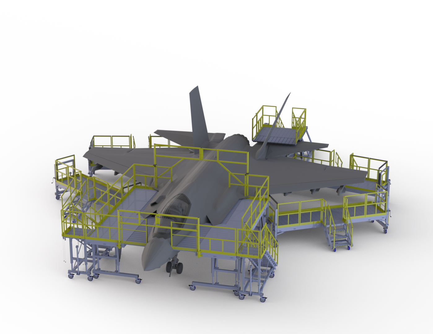 F-35 Phase Maintenance Wrap-Around Work Stand