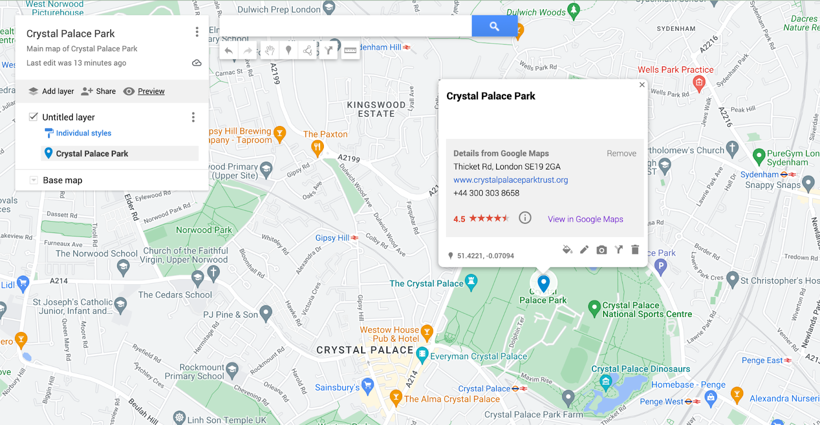 9.1: Creating Google Maps for use within our website