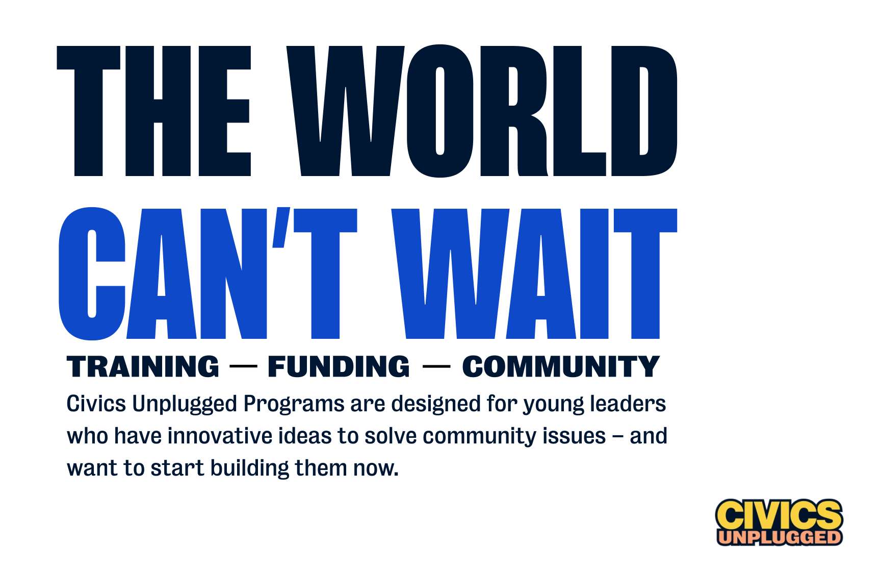 Civics Unplugged Programs