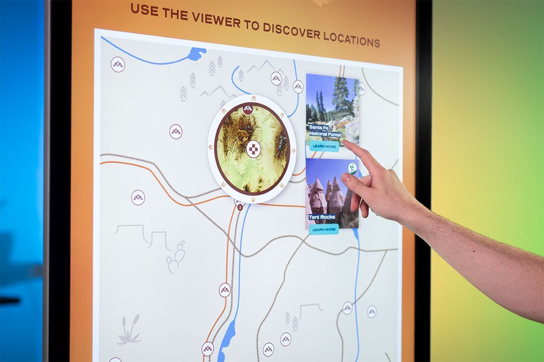 Custom Interactive Kiosk Highlights New Mexico Amenities and Locales