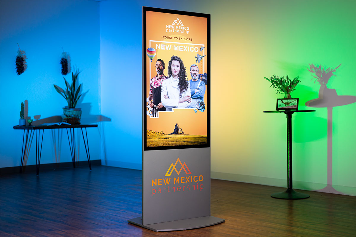 Custom Interactive Kiosk Highlights New Mexico Amenities and Locales