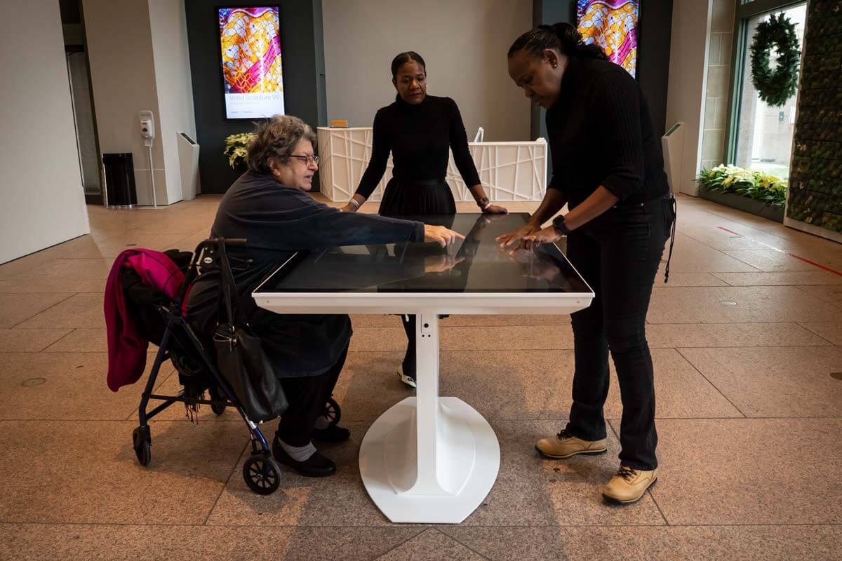 Touch Table Exhibits Let Visitors Delve Into the Diversity of African Art