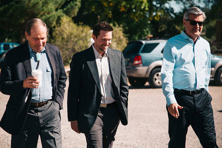 Senator Udall and Steve Case of AOL Fame Visit Ideum