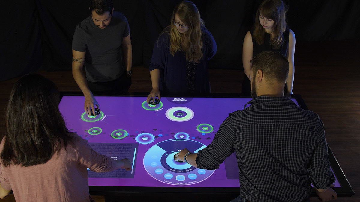 Tangible Engine Now Available for Colossus 86” Touch Table