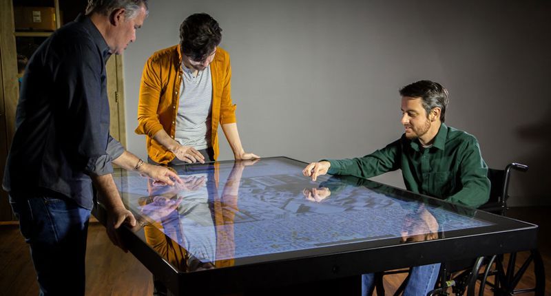 Accessible Design for Multitouch Tables, Large Displays, and ...