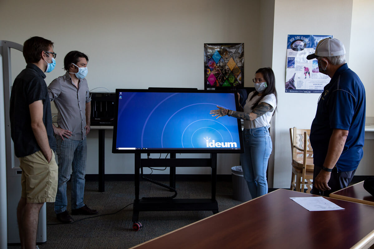 Ideum Donates Touch Display System to Atrisco Heritage Academy High School