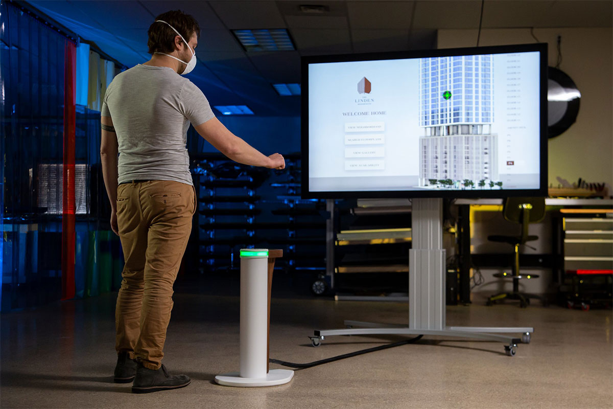 New Touchless Pedestal Expands Opportunities for Zero-Touch Interaction