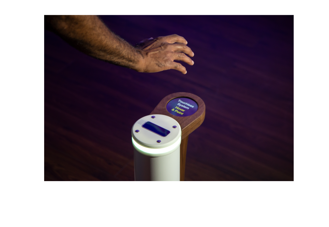 Touchless Pedestal - Interactive Touch-Free Device by Ideum