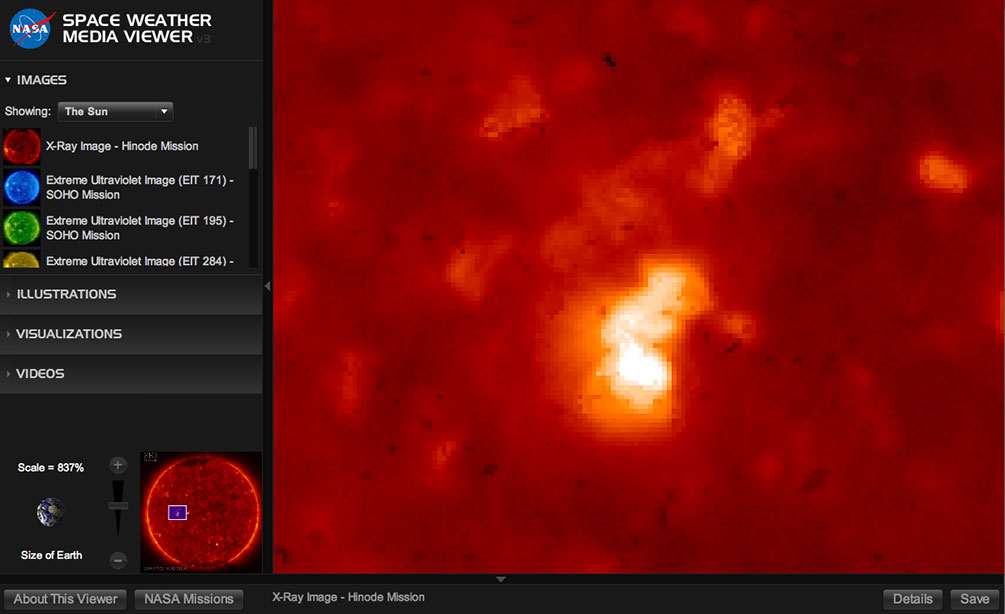 NASA Space Weather Viewer (for Mobile)