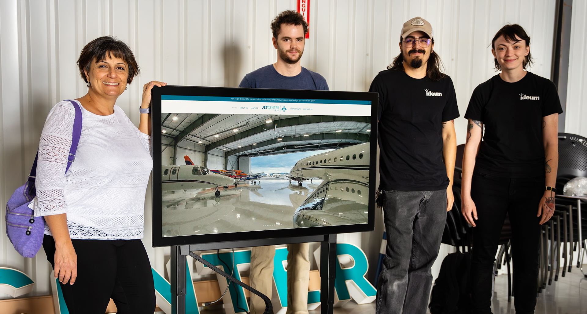 Ideum Donates Touch Display to STEM Santa Fe