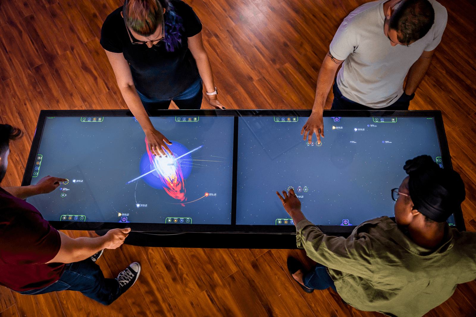Phenomenal Cosmic Power: Stellar Playground on Ideum's Widest Touch Table