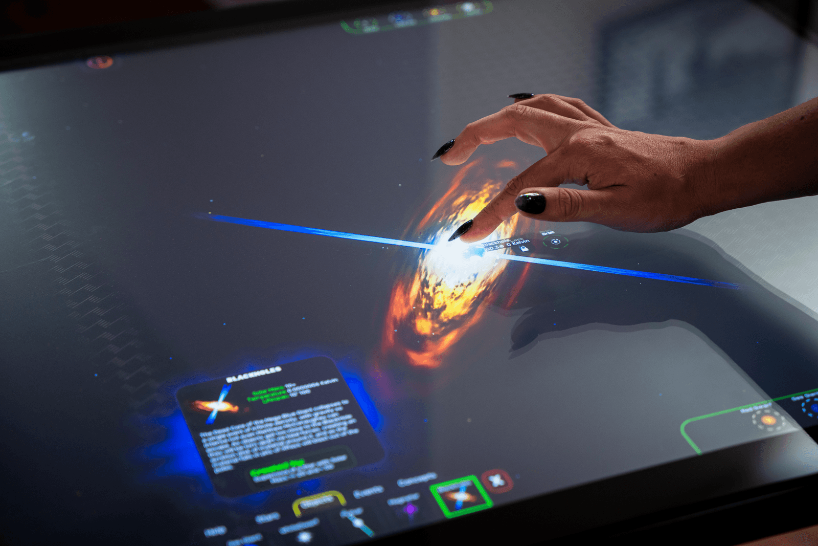 Phenomenal Cosmic Power: Stellar Playground on Ideum's Widest Touch Table