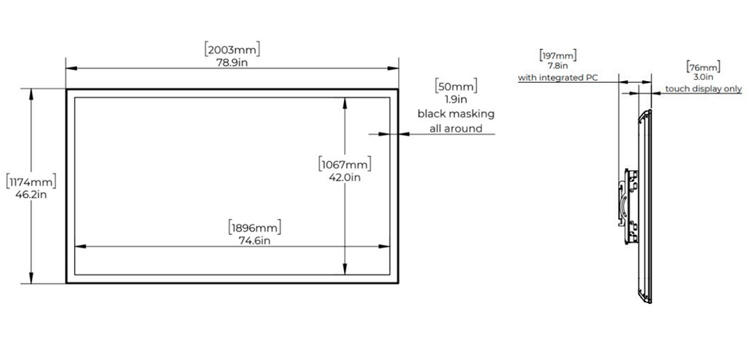 Drafting II - Drafting Style Touch Table Kiosk by Ideum