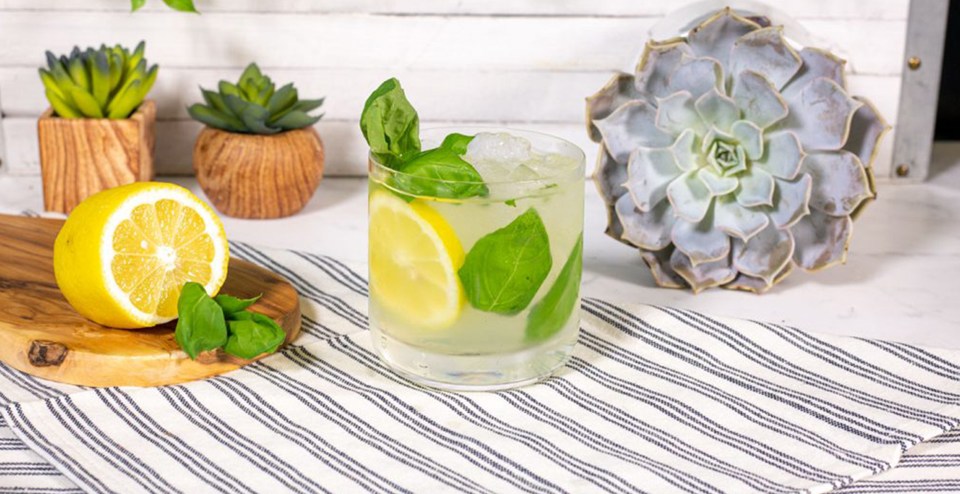 Basil Lemonade Infused with Cannabis Terpenes Recipe | Surterra