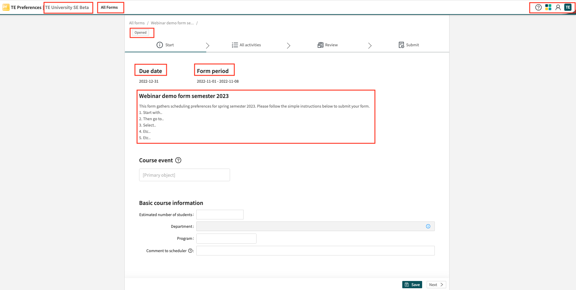 Understanding how data collection form works | TE Academy