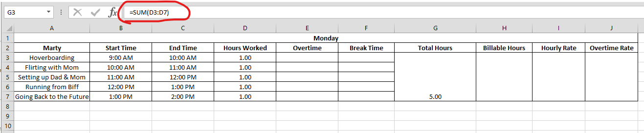 Use these 4 Types of Time Tracking Spreadsheets to Become a Better ...