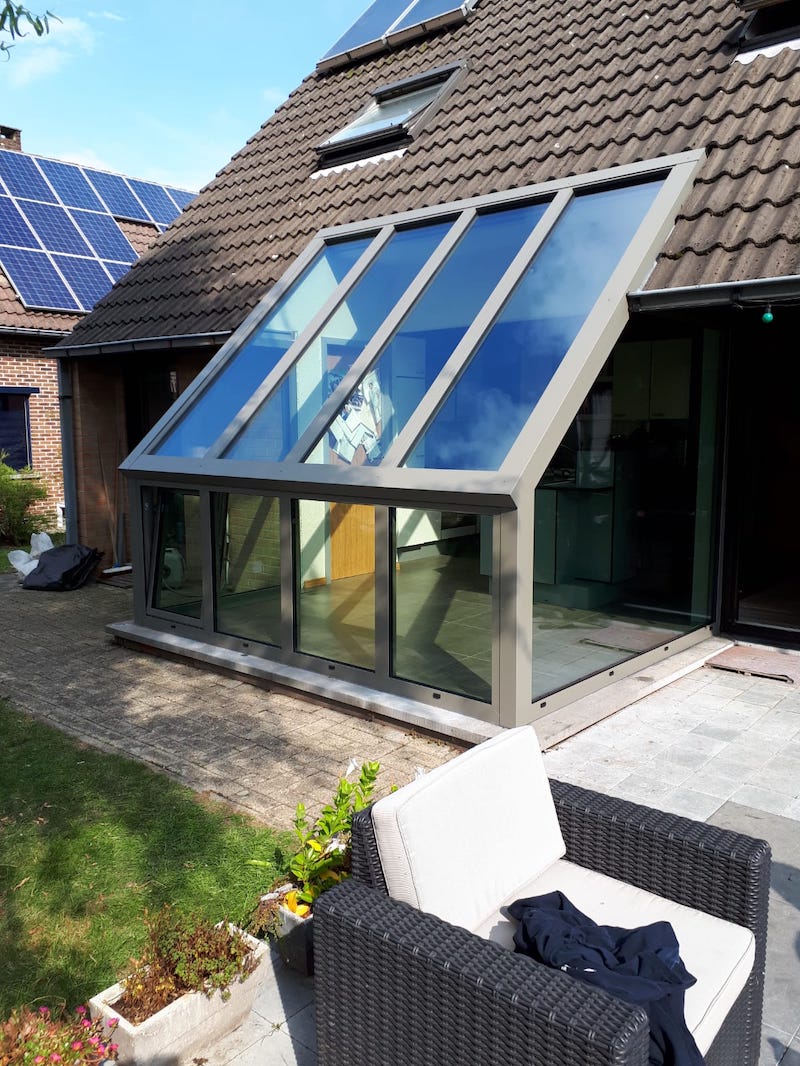 Lichtstraat in aanbouw - Group Vrebos