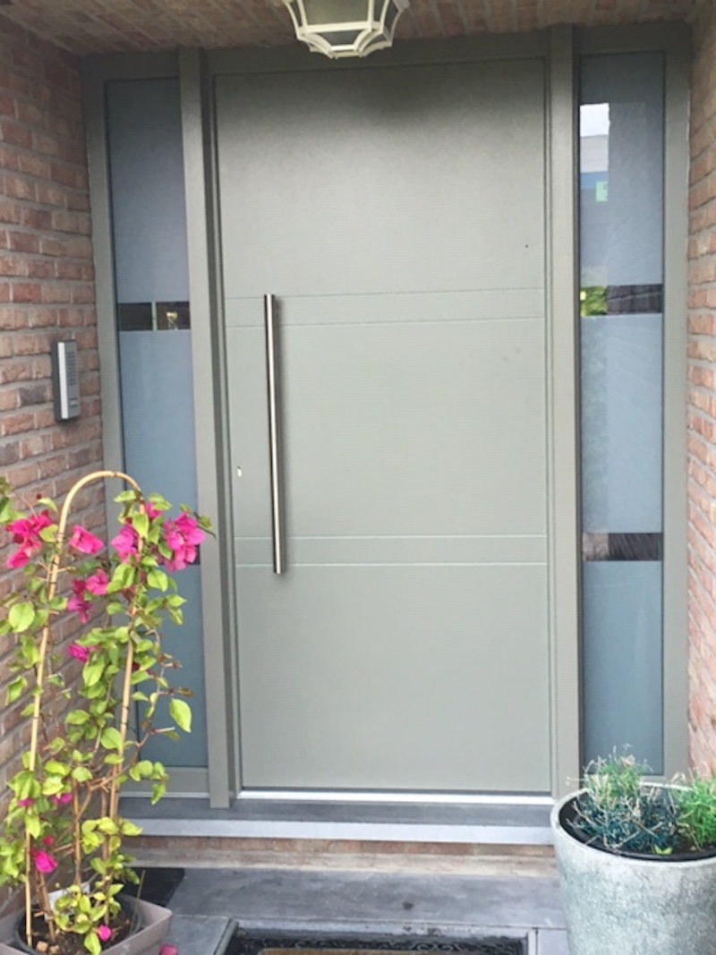 Porte d'entrée moderne en aluminium - Group Vrebos