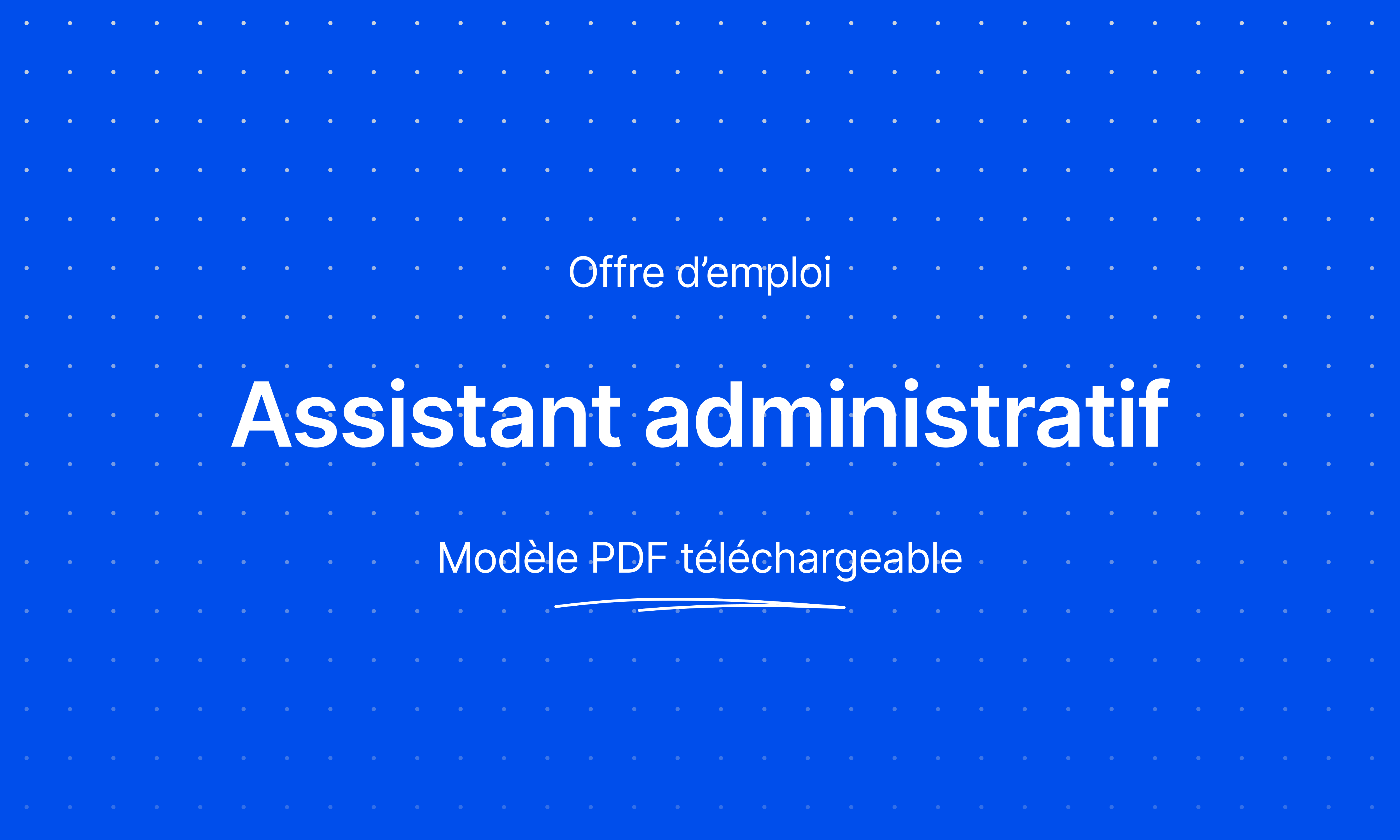 Fiche de poste Assistant administratif / Assistante administrative : Exemple, Missions ...