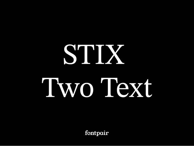 Serif — Free fonts