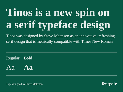 Fontpair - Free, beautiful fonts and font pairings curated just for you