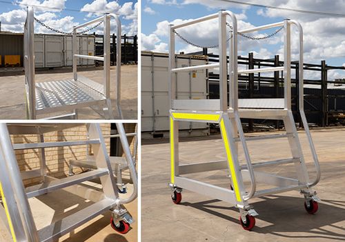 Access Platform Safety Ladders - Weld East Fabricators