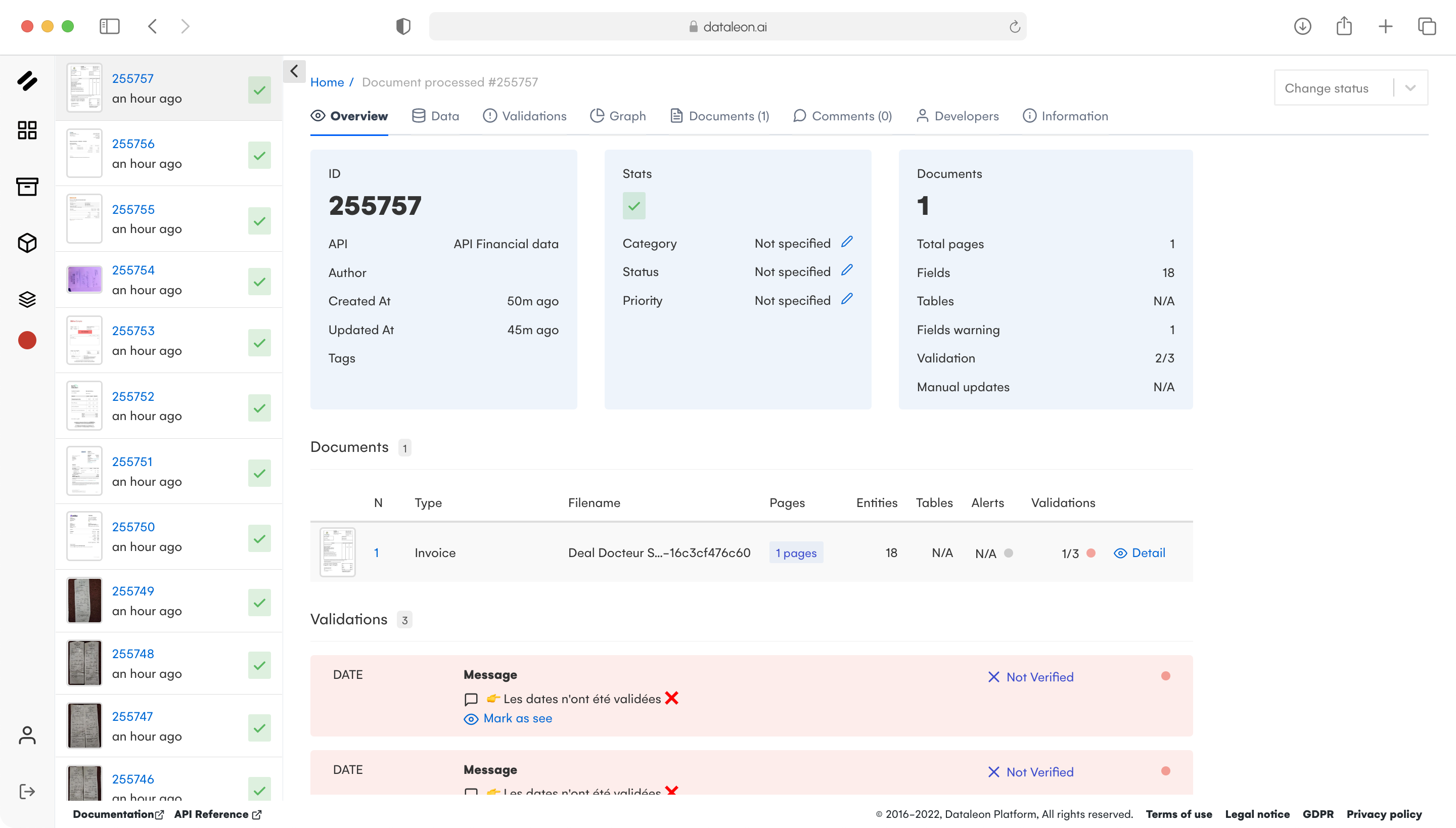 Traitement intelligent de document