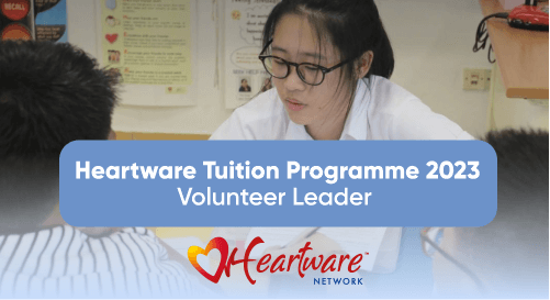 Heartware Tuition Programme 2023 - Volunteer Leader