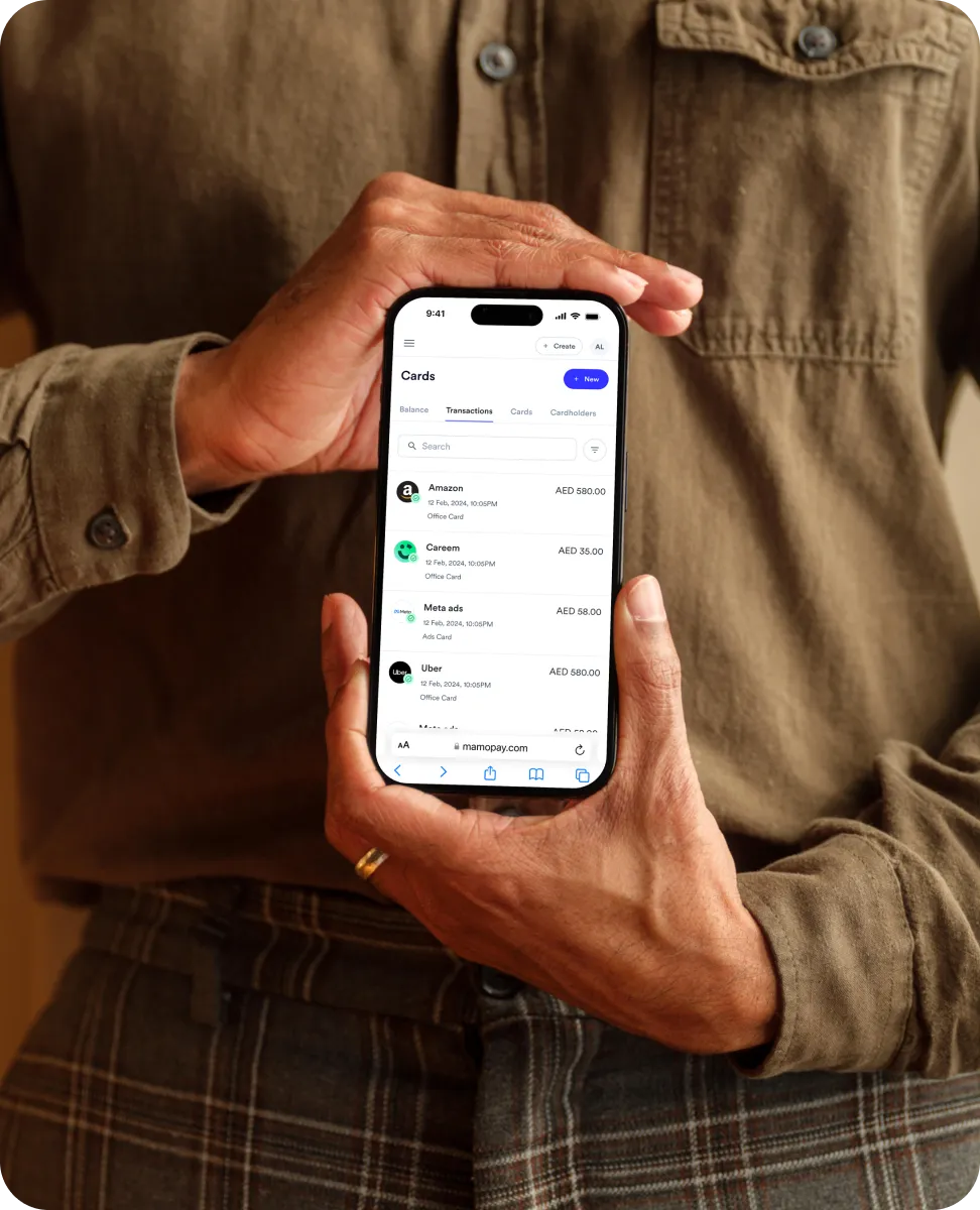 Mamo Card - Manage your business spend