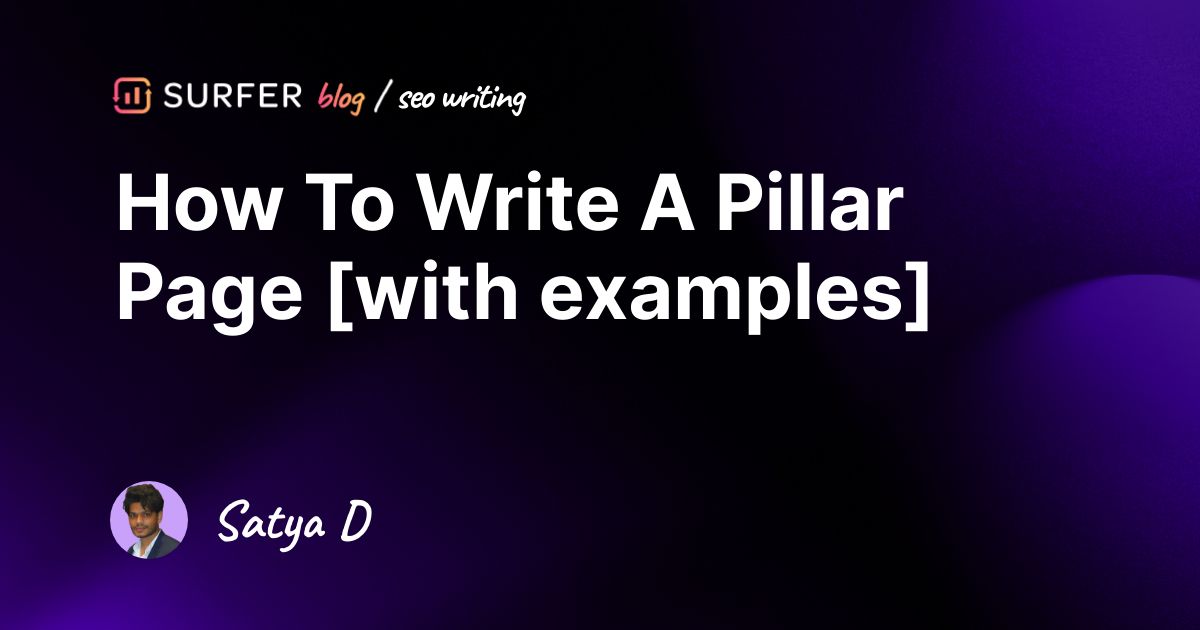 Pillar Definition Writing at James Silvers blog