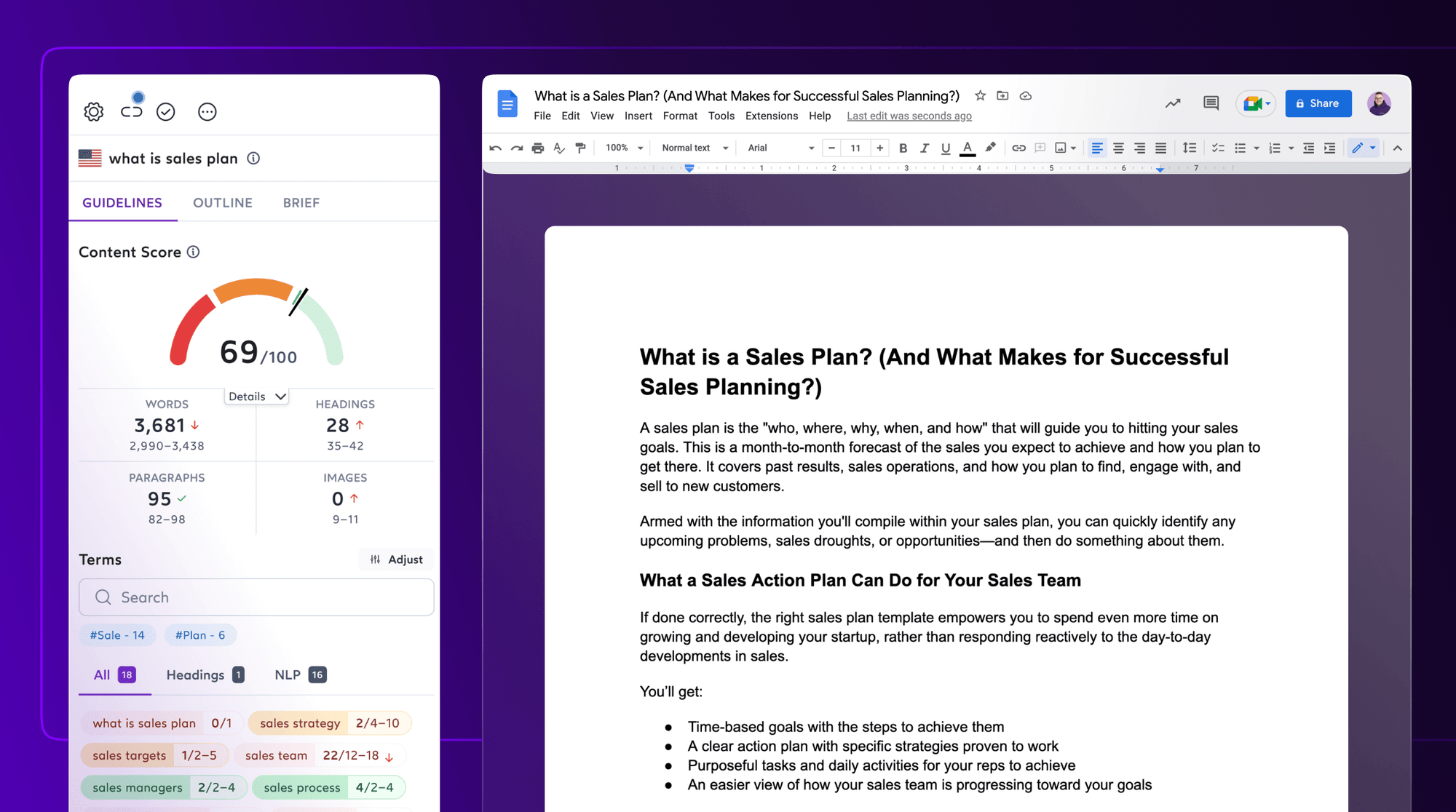 Surfer x Google Docs Integration | Free Extension