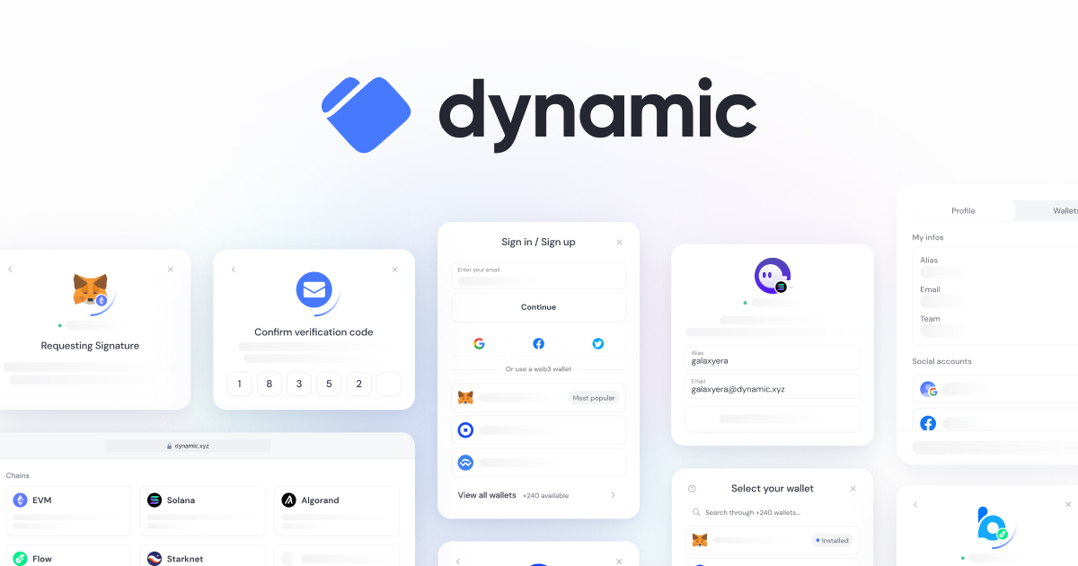 Dynamic | Home - A powerful web3 auth developer platform.