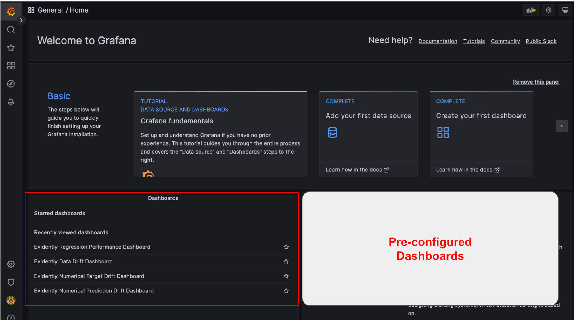 Batch ML monitoring blueprint: Evidently, Prefect, PostgreSQL, and Grafana