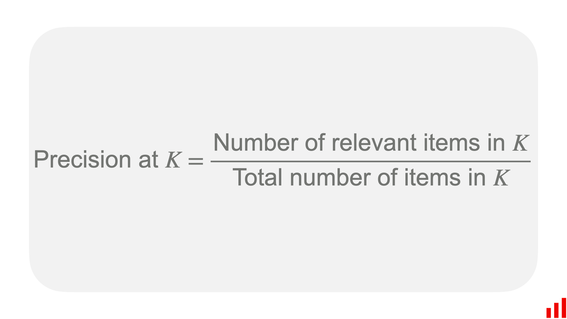 Precision And Recall At K In Ranking And Recommendations 