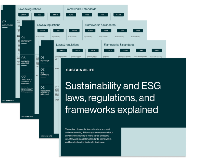 ESG Frameworks Explained | Free Whitepaper | Sustain.Life