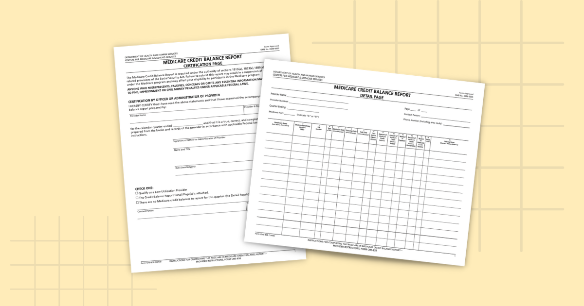 When Are CMS-838 Medicare Credit Balance Reports Due? - Crossroads Health