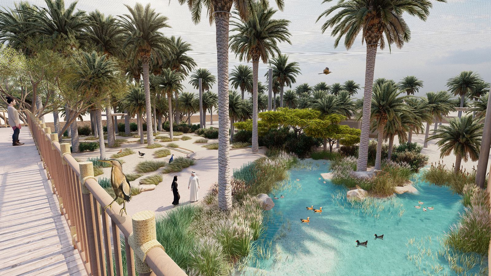 Wadi Hanifah Barari Diriyah Wildlife Conservation Center