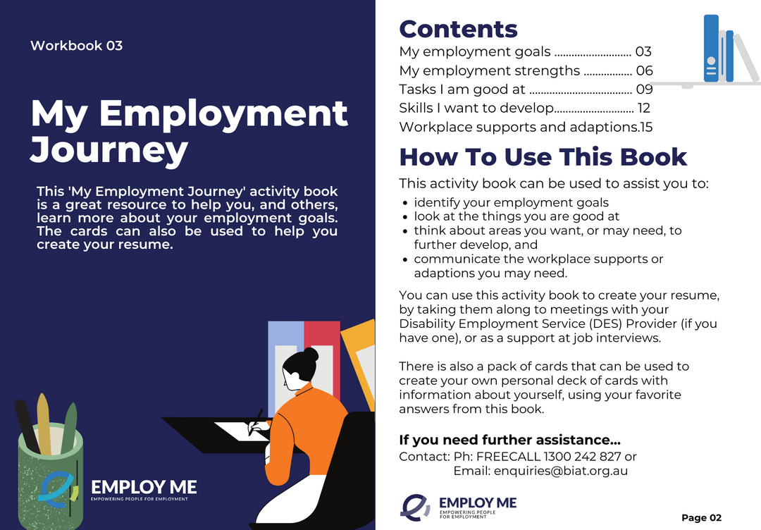 Workbook 3: Journey to Employment | Resources | Employ Me