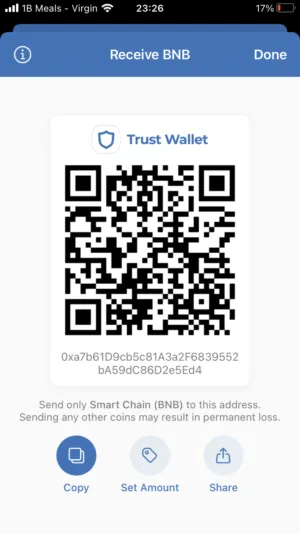 How to setup Trust Wallet to top-up Pyypl | Pyypl
