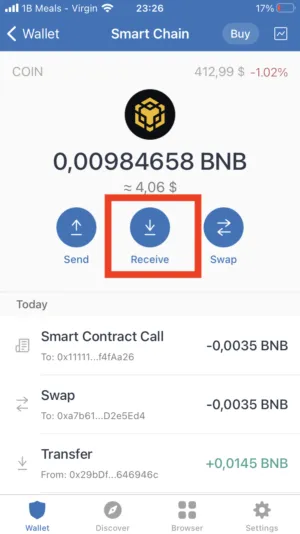 How to setup Trust Wallet to top-up Pyypl | Pyypl