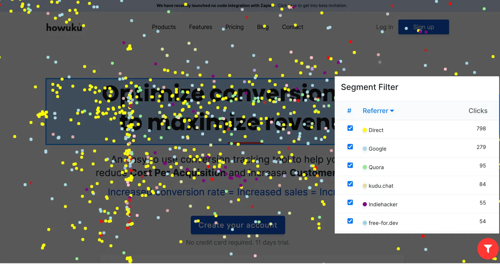 What is Segment Heatmap? How to use it for your Website