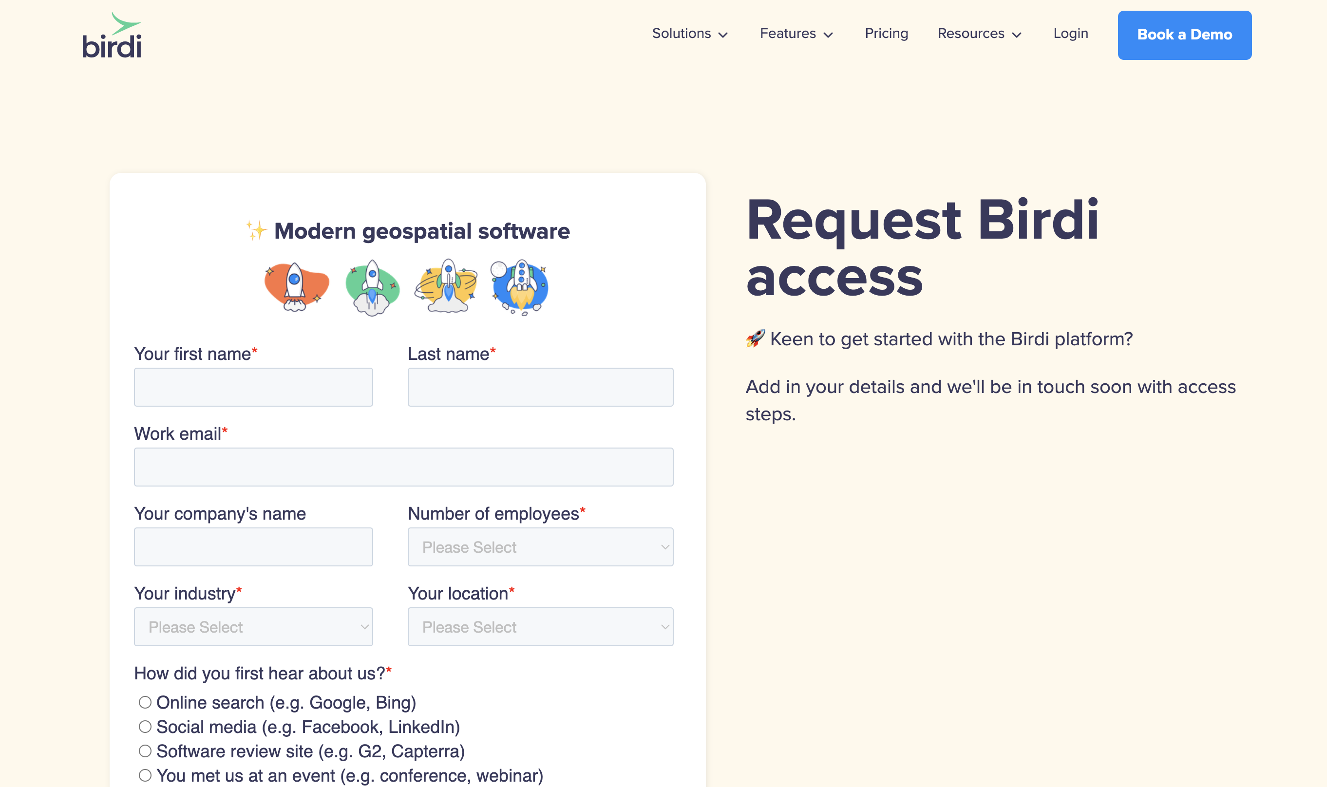 Get Access to Birdi | Geospatial Software Made Simple
