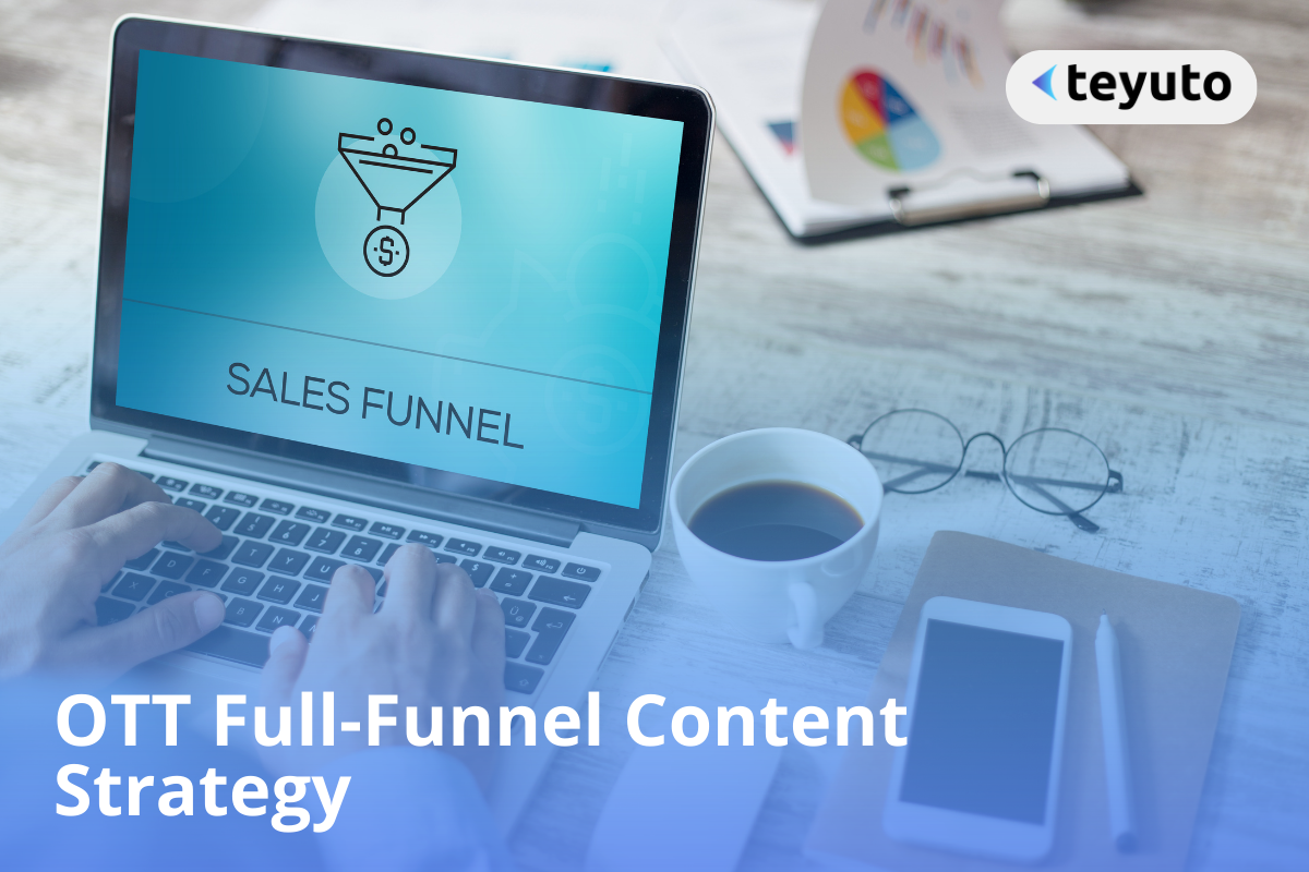 What is a full-funnel content strategy for cloud-video streaming?