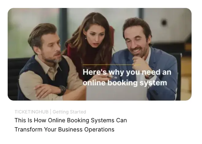 Online Booking System for City Tours