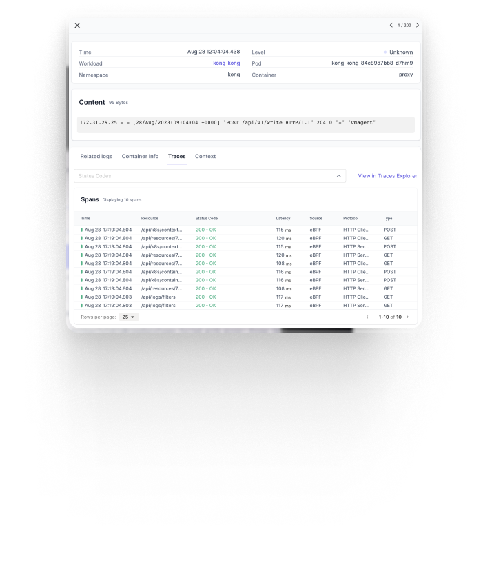 Cloud-native Log Management Solution at groundcover