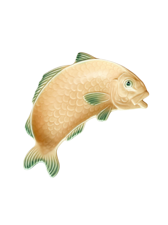 Mendera | Peach fish plate 30s
